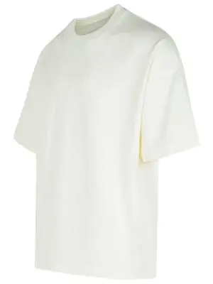 JIL SANDER Ivory Cotton T-shirt