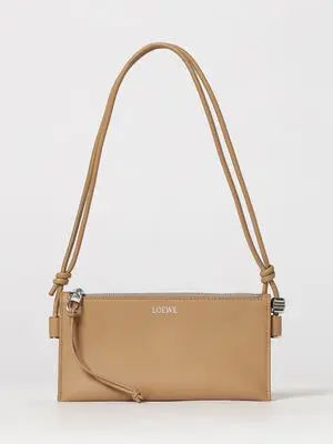 Loewe Joya Nappa Pouch - Brown