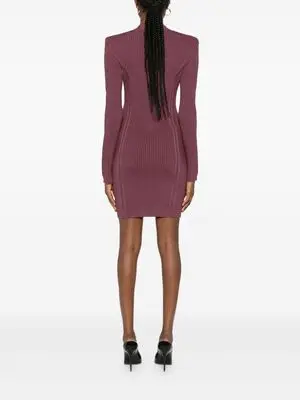 Balmain V-necked Short Dress
