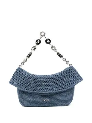 Loewe Ola Crochet Medium Shoulder Bag - Multicolor
