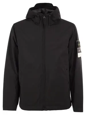Stone Island Soft Shell-r Hooded Jacket
