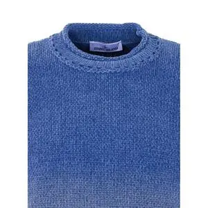 Stone Island Logo Sweater - Blue