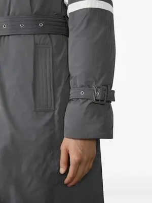 Thom Browne Hooded Down Parka - Gray