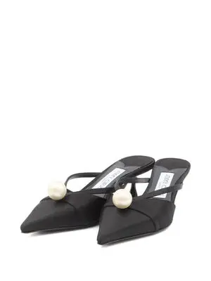 JIMMY CHOO Sana Leather Mules