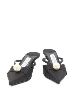 JIMMY CHOO Sana Leather Mules