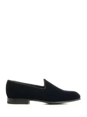Tagliatore Velvet Moccasin - Blue