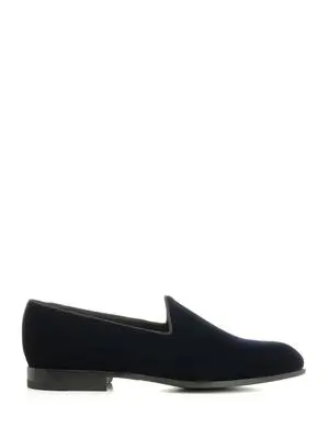 Tagliatore Velvet Moccasin - Blue