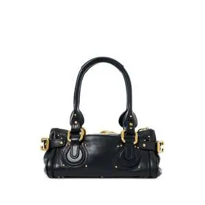 Chloé Leather Shoulder Bag - Black