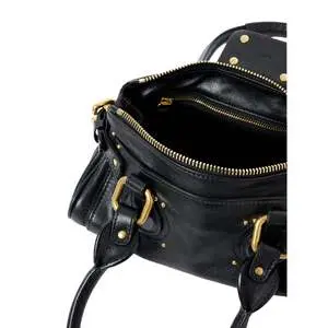 Chloé Leather Shoulder Bag - Black