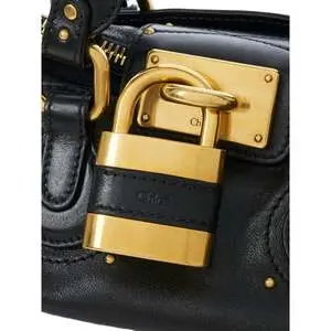 Chloé Leather Shoulder Bag - Black