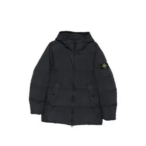 Stone Island Stone Island Blue Jackets - Bomber Jackets Men Blue