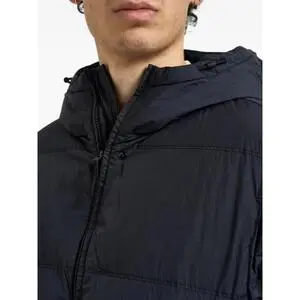 Stone Island Signature Compass Motif Bomber Jacket - Blue
