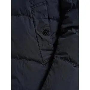 Stone Island Signature Compass Motif Bomber Jacket - Blue