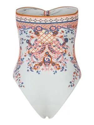 Zimmermann Aster Swimsuit - Blue