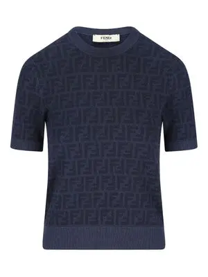 Fendi Ff Wool Sweater - Multicolor
