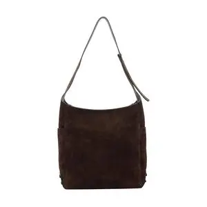 TOD'S Suede Shoulder Bag - Brown