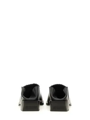 Moschino Shootie Cuban Heel - Black