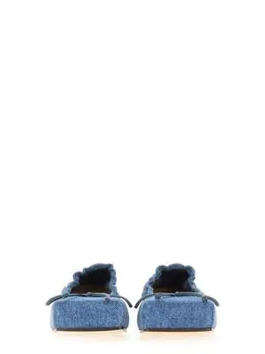 Jacquemus Square Dancer Flats - Blue