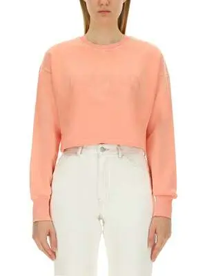 Balmain Sweatshirt With Logo - Pink