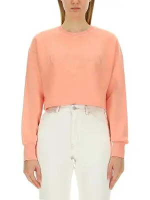 Balmain Sweatshirt With Logo - Pink