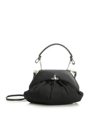 VIVIENNE WESTWOOD Brooke Leather Clutch - Black