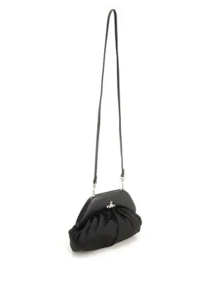 VIVIENNE WESTWOOD Leather Clutch Bag - Black