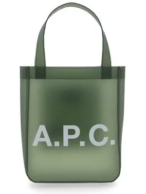 A.p.c. Small Lou Tote Bag - Green