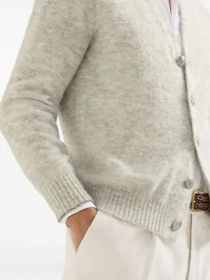 Brunello Cucinelli Wool And Cashmere Cardigan - Multicolor