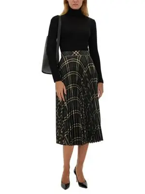 Burberry Squared Skirt - Multicolor