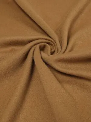 Max Mara Baci Pure Cashmere Scarf With Embroidered Logo And Fringes - Brown