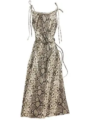 Acne Studios Printed Long Dress - Multicolor