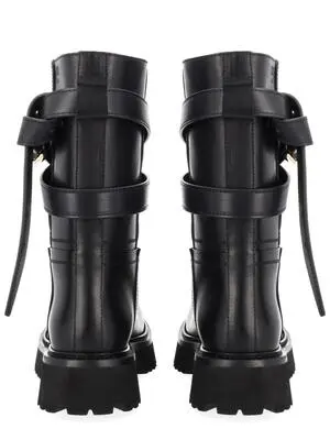 Moschino Tie-me Boot - Black