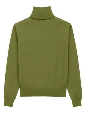 Saint Laurent Cashmere, Wool And Silk Turtleneck Pullover