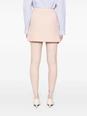Celine Wool Mini Skirt - Multicolor
