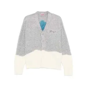 Kenzo Grey Knitwear Cardigans