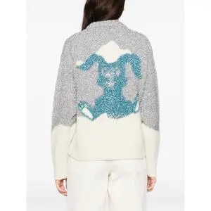 Kenzo Two-tone Embroidered Knitwear Cardigan