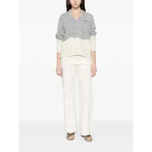 Kenzo Two-tone Embroidered Knitwear Cardigan