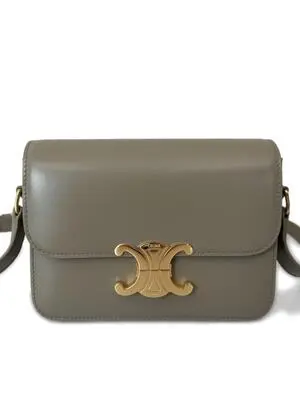 Celine Teen Triomphe Leather Cross Body Bag - Multicolor