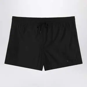 Gucci Gucci Black Swimsuit With Logo Men Black