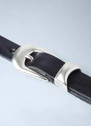 Our Legacy Curved Buckle Belt