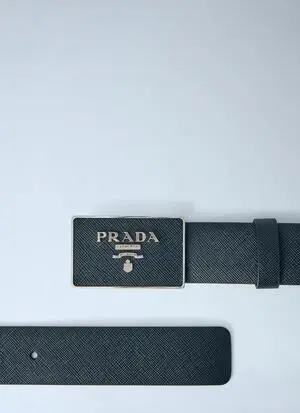 Prada Saffiano Leather Belt