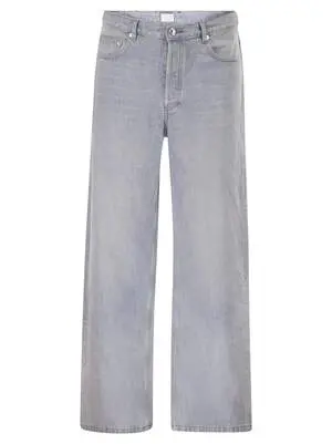 A.p.c. Washed Cotton Denim Wide-leg Jeans - Multicolor