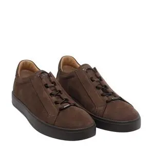 TOD'S Nabuk Sneakers - Brown