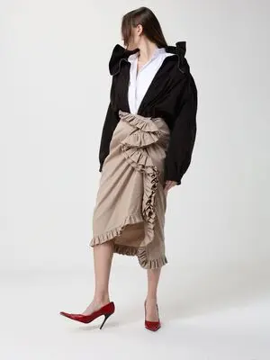 Dries Van Noten Cotton Blend Jacket - Brown