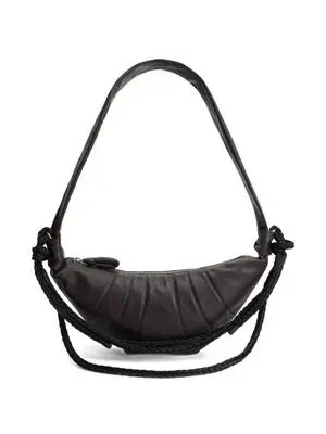 LEMAIRE Lemaire Women Braid Croissant Medium Leather Shoulder Bag Multicolor