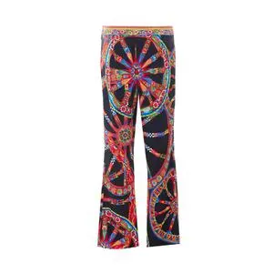 Dolce & Gabbana Carretto Print Flare Pants - Multicolor