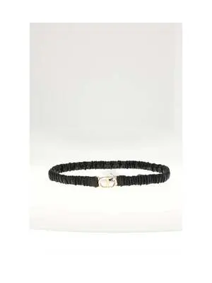 Dior CHRISTIAN DIOR 30 Montaigne Elastic Belt Black