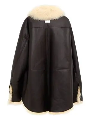 Acne Studios Leather Shearling Jacket