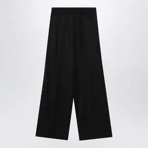 Balenciaga Wool Palazzo Trousers - Black