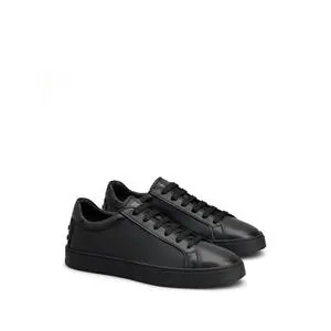 TOD'S Leather Low-top Sneakers - Black